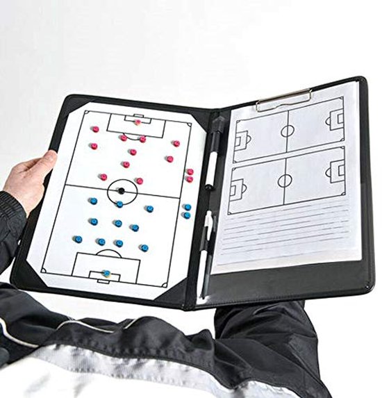 Tactische Voetbal Coaches Map voor Training en Strategie | bol