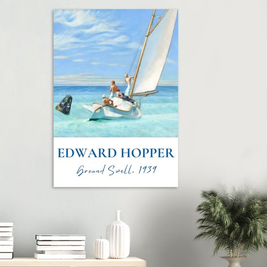 Edward Hopper - Ground swell poster 70x100 cm | bol
