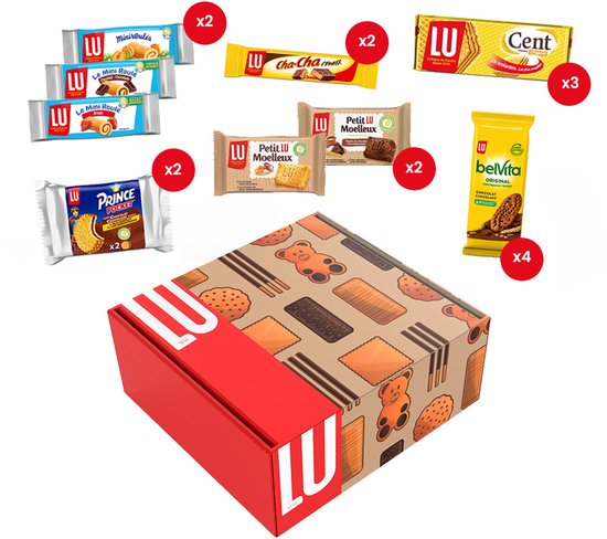 Boîte à Biscuits LU Festival – 745g - Mix de Belvita, Cent Wafers ...