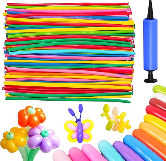 Modellier 50 Pieces Long Balloons voor Shaping - Modeling Balloons ...
