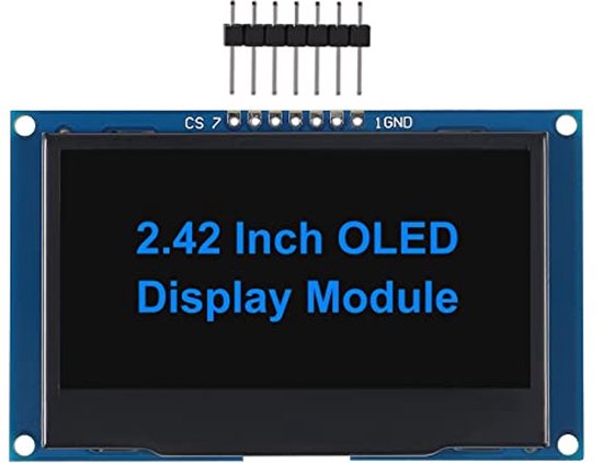 Module d'affichage OLED LCD 2,4 pouces - 128x64 SPI/IIC I2C pour ...