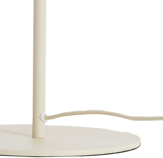 Solune Tafellamp 1-lichts 25x70 cm Linnen Naturel+Creme - Modern ...