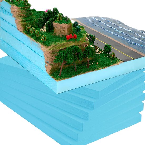 Pack of 6 Styrofoam Board - Foam Board - Hard Foam - DIY Styrene ...