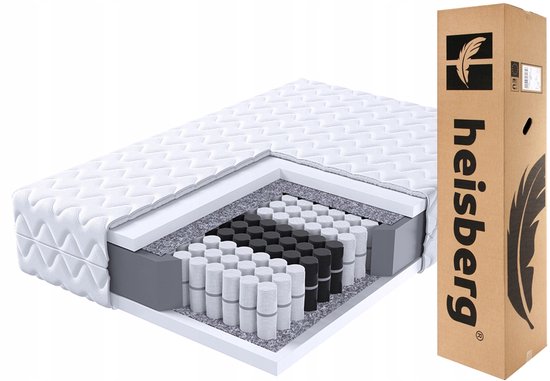 Heisberg TORE pocketvering matras 200x200 cm, H3 | bol