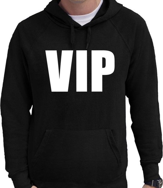 VIP hoodie zwart heren - zwarte VIP sweater/trui met capuchon XXL | bol.com