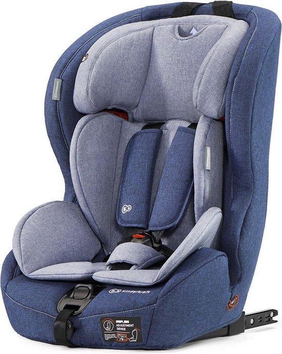 Kinderkraft autostoel Safetyfix Navy (9-36kg) | bol.com