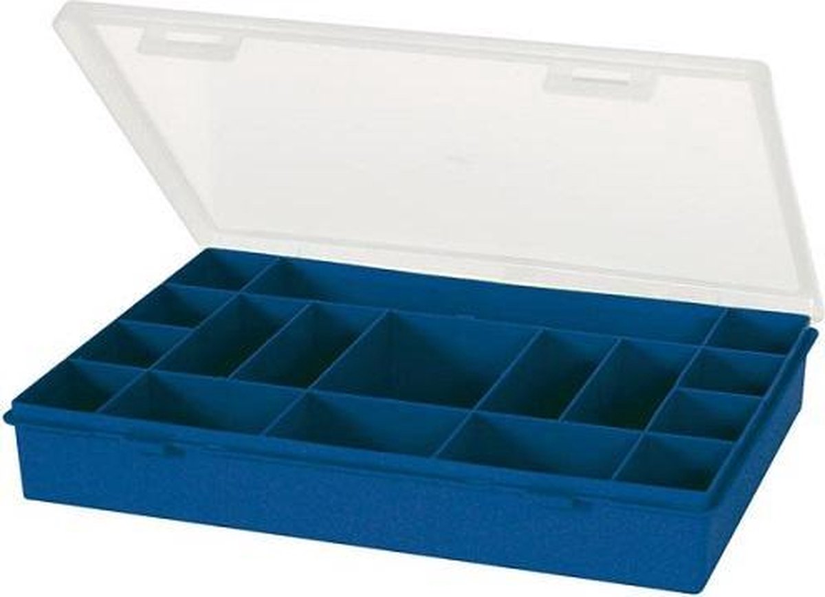 Tayg Sorteerdoos 17 Vaks 33 X 27,4 Cm Polypropyleen Blauw | bol.com