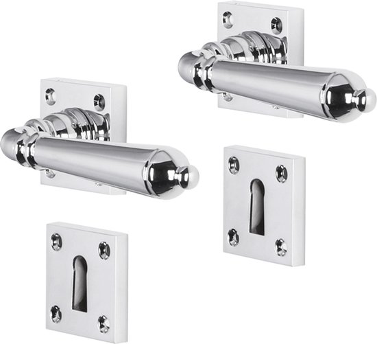 Impresso Queens Deurklink – Deurbeslag – Vierkant – Rozet met ...