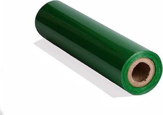 Folie op rol | 15m | groen | mat | bol