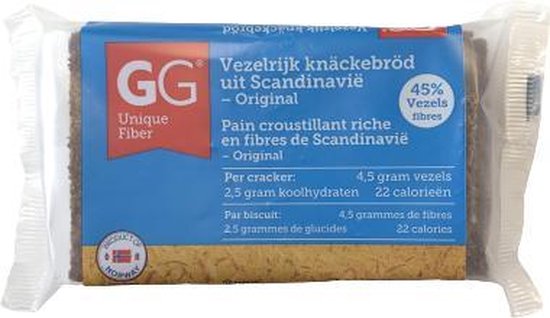 GG Bran | Crispbread Crackers | Original | 1 x 100 g | Eiwitrijke ...