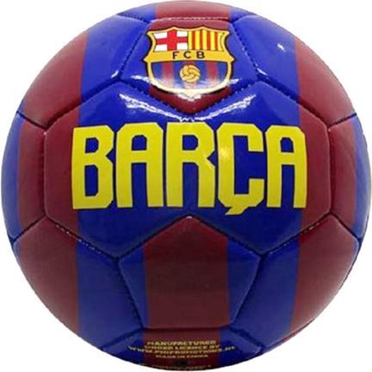 FC Barcelona mini voetbal marine/bordeaux | bol.com