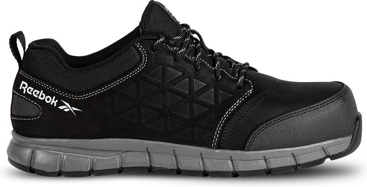 Reebok Excel Light 1036-1 S3 Werkschoen - Mannen - Zwart - 42 | bol.com