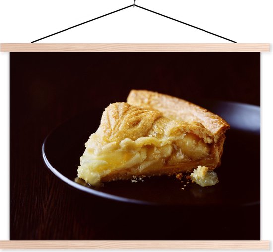 Posterhanger incl. Poster - Schoolplaat - Een stuk appeltaart op een ...