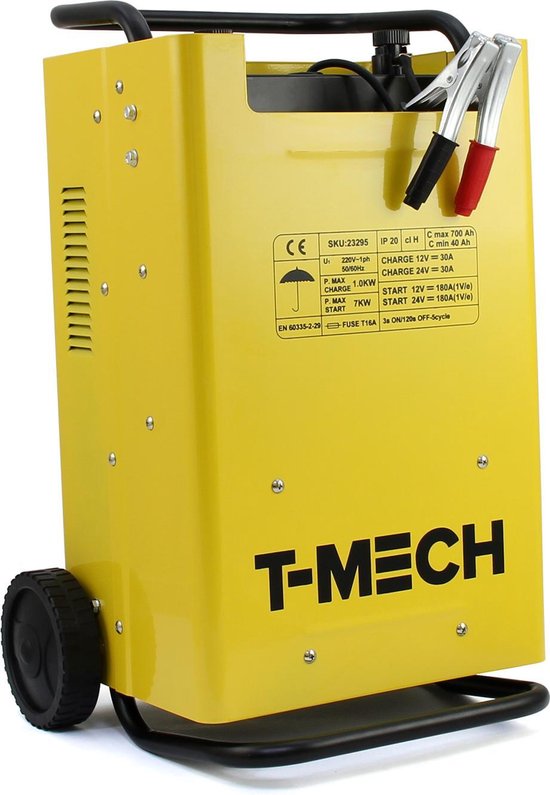 bol.com | T-Mech Batterijlader & Starter Auto Motor Camper Accu
