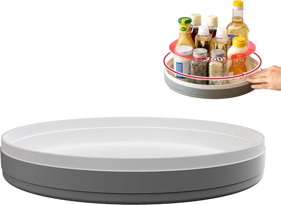 Draaiplateau, multifunctioneel rek, 360 graden draaibaar, groot volume, gemakkelijk te... | bol