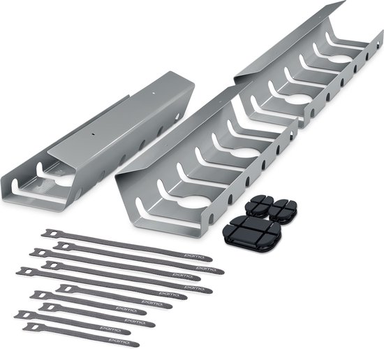 Goodivery ® Kabelbeheer Oplossing: Bureau Kabelgoot Set met Accessoires ...