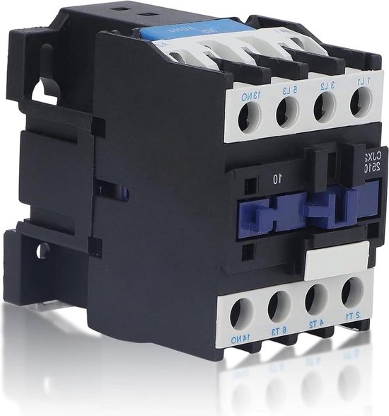 Power Contactor M5 Mount 110V Spoel 50Hz 40A DIN Rail 3 Polen Normaal ...