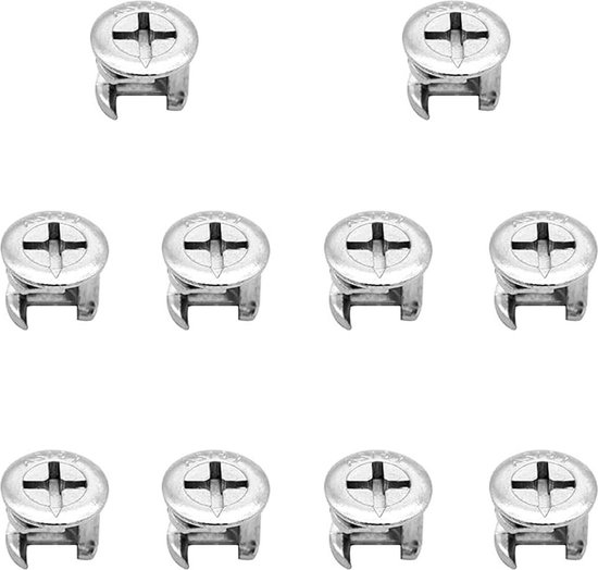 Meubelverbinders nokken sluitmoeren - 10 stuks voor meubels scharnieren ...