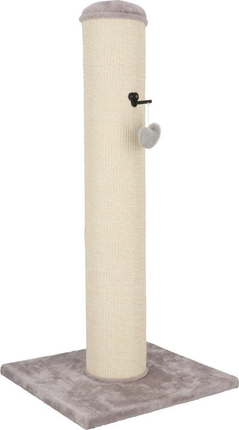 Adori Krabpaal Nakita - Krabpalen - 56x56x120 cm Grijs Wit | bol