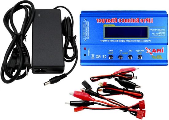 IMAX B6 Lipo Acculader - Digitale LCD lader voor LiPo en Ni-MH ...