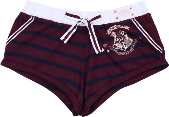 Maroon HARRY POTTER gestreepte shorts | bol