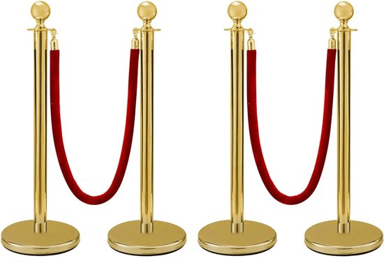 Crowd Control Stanchion Barrières - Voor Menigtecontrole Rvs bolders ...