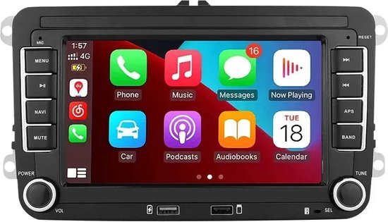 Auto Multimedia Speler - Voor Volkswagen GOLF - 2 Din - 7Inch - MP5 met ...