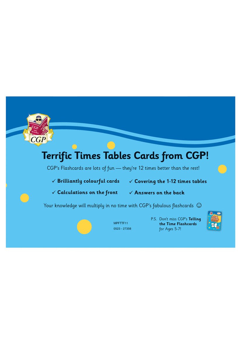 CGP KS1 Activity Books and Cards- Times Tables Flashcards: perfect for ...