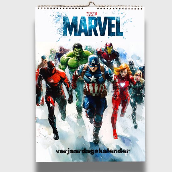 Verjaardagskalender Marvel Heroes - verjaardagskalenders - Kalender ...