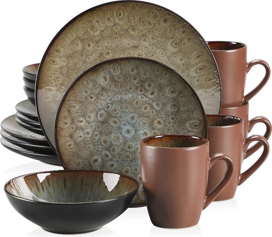 Samora 8 persoons Serviesset - Servies set - Servies - Borden set ...