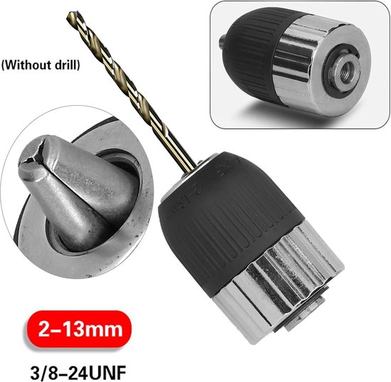 Boorkop voor Slagschroevendraaier Elektrische Boorkop 2-13mm ...