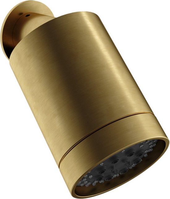 Hotbath Cobber Beam Hoofddouche - 3 standen - muurbevestiging - geborsteld messing PVD | bol