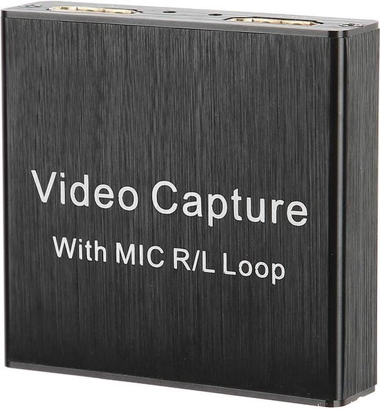PolkaHome Capture card 4K - Game Capture Card - Video Grabber - Video ...