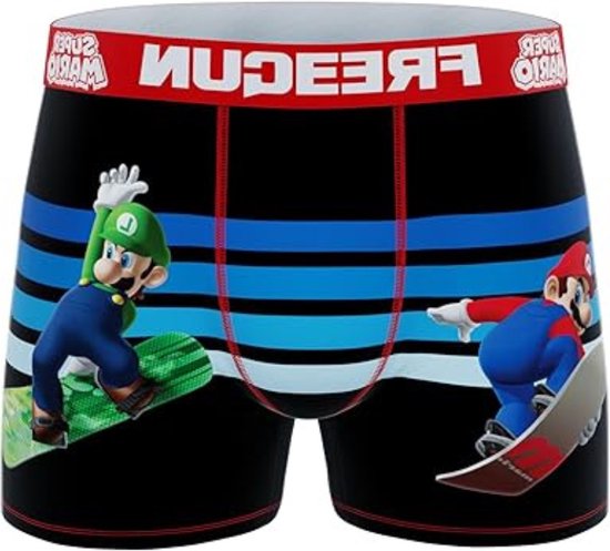 Super Mario Bros Kinder Boxer Shorts Luigi Peach en Toad 4 stuks | bol