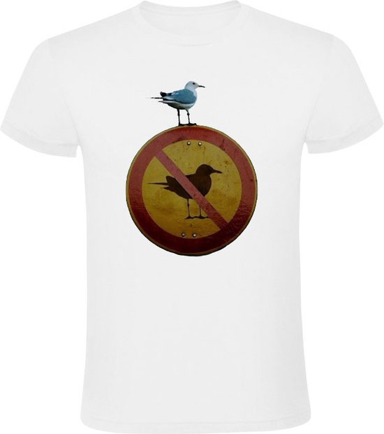 Rebel Bird Heren T-shirt - vogel - dieren - vliegen - brutaal ...