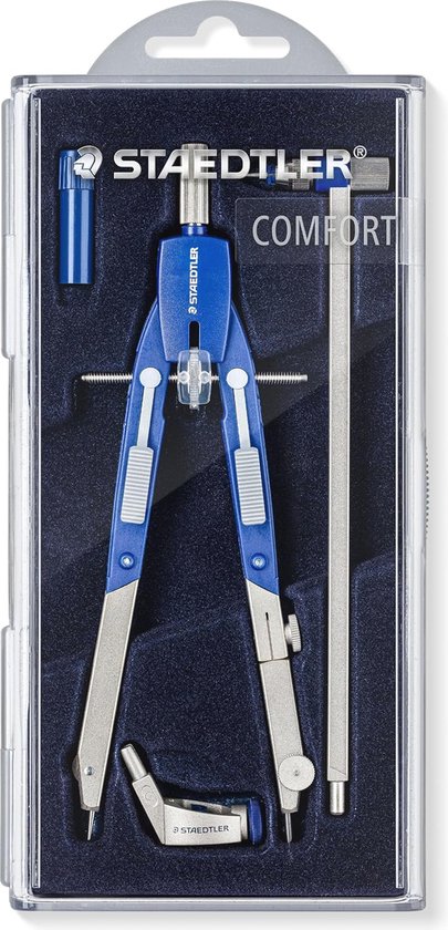 Cirkelpasser met snelverstelling en drukknoppen | bol