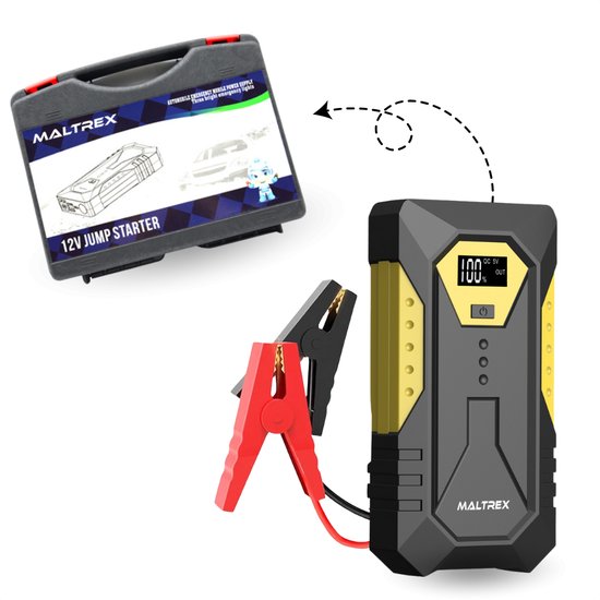 4in1 12V Jumpstarter - Voor Auto, Motor of Boot - Jump Starter ...