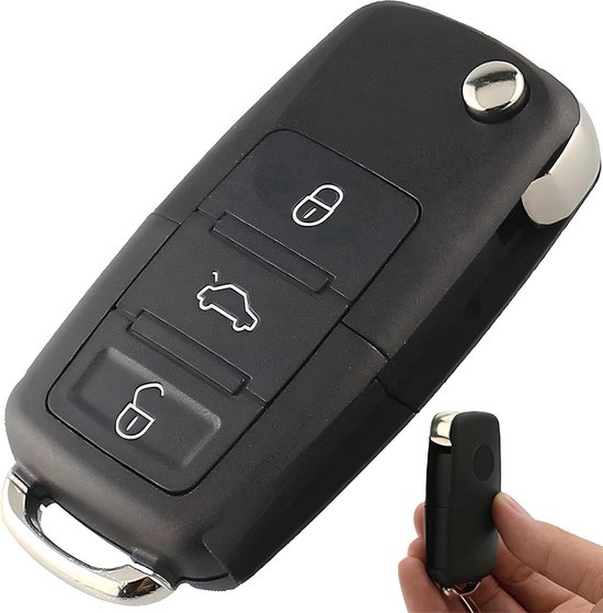 3 Keys Remote Control for VW Golf Polo Bora Passat Tiguan Sharan ...