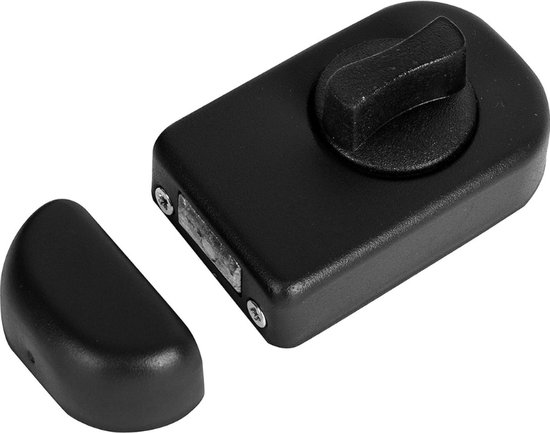 Ergo Oppervlaktegemonteerd Deurslot Extra Slot Met Knop Rond Inzetstuk ...