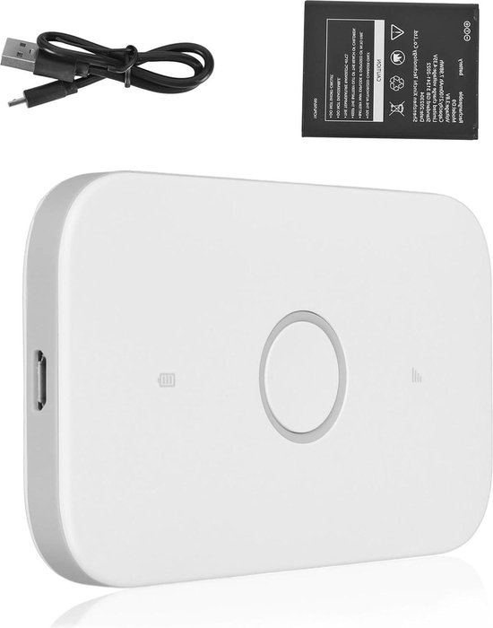Draagbare WiFi 4G LTE-router voor 10 Gebruikers - Oplaadbare Batterij ...