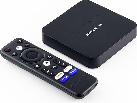 Zgemma AIRBOX Y1 4K HDR Android TV Box - TVApp - UHD - Google Assistant ...