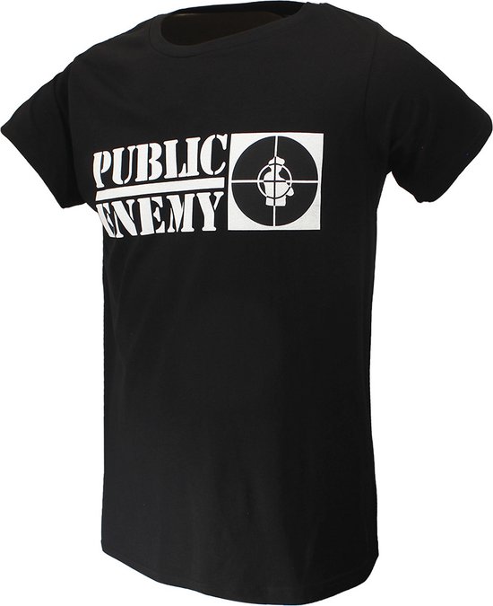 Public Enemy Crosshairs Logo T-Shirt - Officiële Merchandise - L | bol