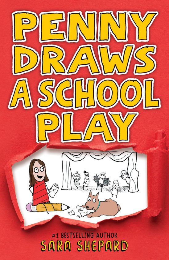 Penny Draws- Penny Draws a School Play, Sara Shepard | 9780593616826 ...