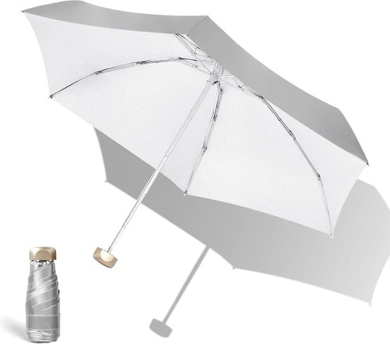 Mini Paraplu Lichtgewicht - 5 Opvouwbare - Compacte Zon & Regen ...