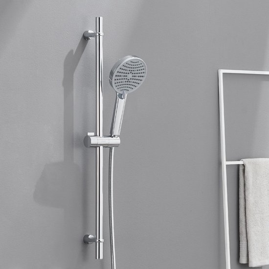 JGS ® Roestvrij Stalen Douche Rail Set met 70 cm Douchekop en Flexibele ...