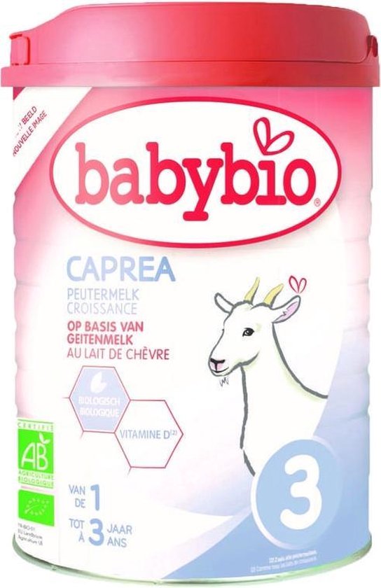 Babybio CAPREA 3 – Peutermelk op basis van biologische geitenmelk – Van ...