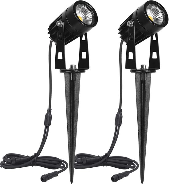 Set van 2 3 W led-tuinspots - energiezuinig - geschikt voor buiten - 2 ...