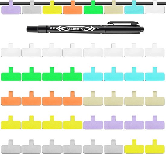 40 stuks kabeletiketten om te beschrijven - bloeien - doe-het-zelf ...
