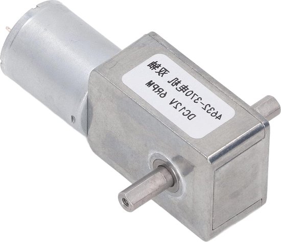 Content in 2 Axis 12V Turbo Worm Geared Motor DC Gear Motor for DIY ...