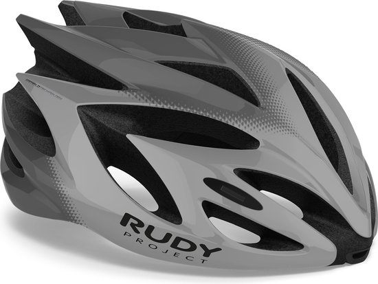 Rudy Project Helm Rush Grey - Titanium (Shiny) - Visor - Free Pads ...